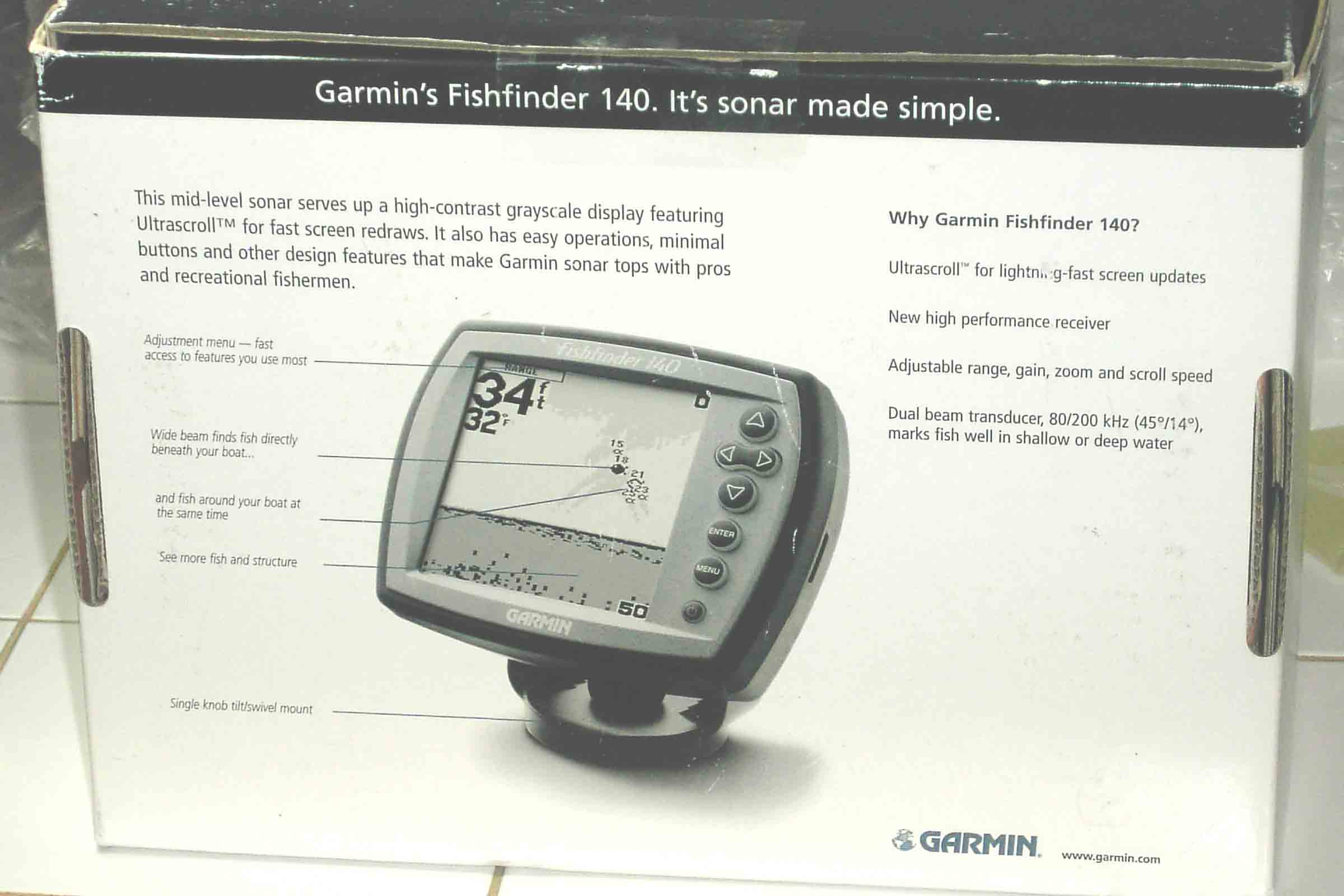 Garmin 140 Fishfinder Depth Finder w/ Accessories - Classified Ads ... Garmin 140 Fishfinder Depth Finder w/ Accessories - Classified Ads ...